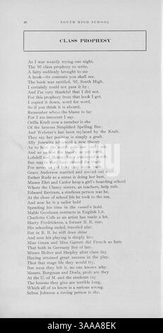The 1907 South High Yearbook showcases student life, teachers, clubs ...
