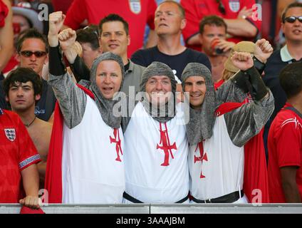 England's fans during the FIFA World Cup Group L match between England ...