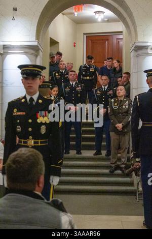 Identification Badge ceremony at the Memorial Amphitheater Chapel in ...