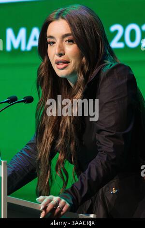 Singer Lola Indigo during at the Andalusian Talent Awards 2025 ceremony ...