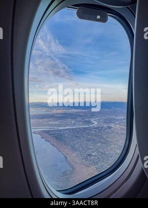 Aerial View from Airplane of Canadian Mountain Landscape Stock Photo ...