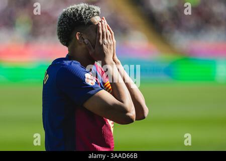 Barcelona, Germany. 30th Mar, 2025. Fussball La Liga 29. Spieltag FC ...