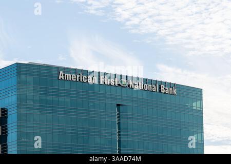 American First National Bank headquarters in Houston, Texas, USA Stock ...