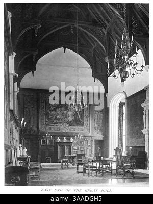 In English Homes Vol 3 Rushton Hall Northamptonshire the great hall ...