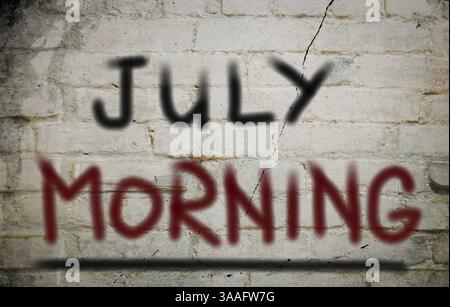 July Morning Concept Stock Photo - Alamy