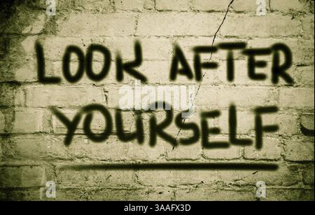 Look After Yourself Concept Stock Photo - Alamy