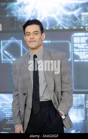 Rami Malek attends the European Premiere of "Amsterdam" at Odeon Luxe ...