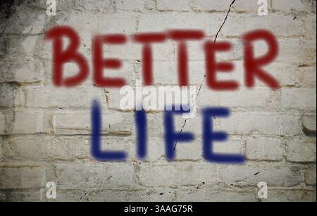 Better Life Concept Stock Photo - Alamy
