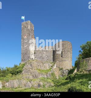 Basalt columns on the Stolpen Castle Basalt columns on the Stolpen ...