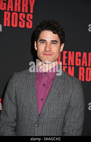 Darren Criss attends the "GLENNGARRY GLEN ROSS" Broadway Opening Night ...