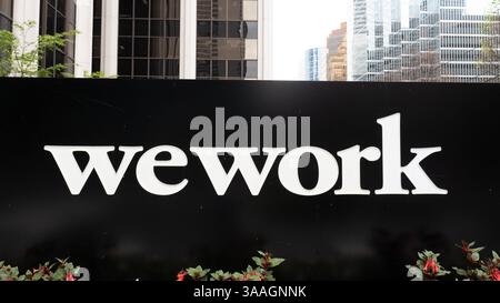 wework sign in vancouver downtown canada Stock Photo - Alamy