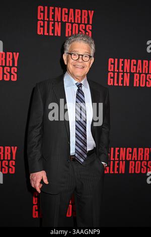 Al Franken attends the Broadway opening night of "Glengarry Glen Ross ...