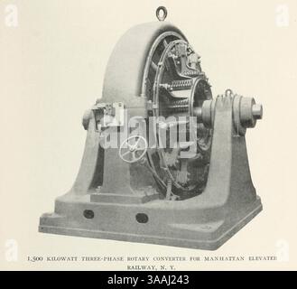 ROTARY CONVERTER for SIX-PHASE ALTERNATING CURRENT, DELIVERING DIRECT ...