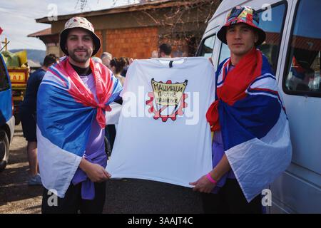 Ljig, Serbia - March 12, 2025: Student protest march from Čačak to ...