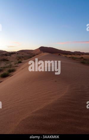 Merzouga, Morocco: Panoramic view of the sunset over the Merzouga from ...