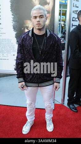 Tulio Rocha arriving at the premiere of 'Traffik' at the ArcLight ...