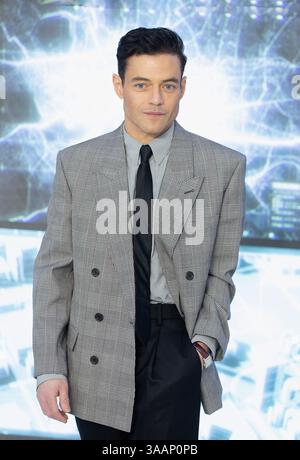 Rami Malek attends the European Premiere of "Amsterdam" at Odeon Luxe ...
