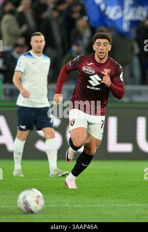 Olimpico Stadium, Rome, Italy - Che Adams of Torino FC celebrates after ...