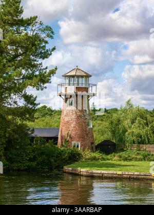 19th Century Windmill, Norfolk Broads, Wroxham, UK Stock Photo - Alamy