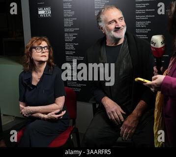 Milan, . 01st Apr, 2025. Milan, Italy BREATHTAKING installation ...