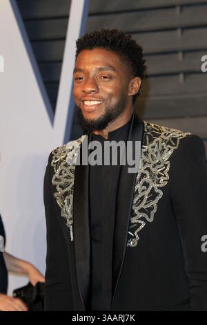 BEVERLY HILLS, CA - MARCH 4: Chadwick Boseman arrives at the 2018 ...
