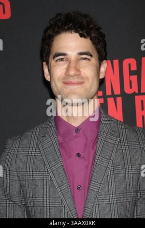 Darren Criss attends the Broadway opening night of "Glengarry Glen Ross ...