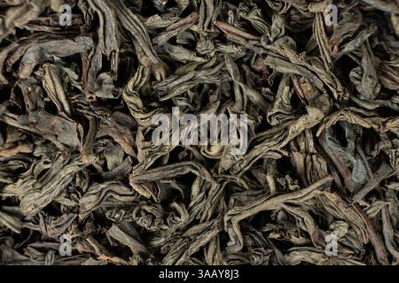 Loose Leaf Ruhunu Black Tea Top View on White Background Stock Photo ...