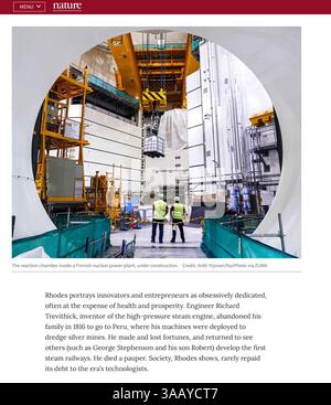 The Olkiluoto-3 (OL3 EPR) nuclear power plant control room in Olkiluoto ...