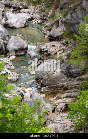 The Verdon from the Martel trail Stock Photo - Alamy