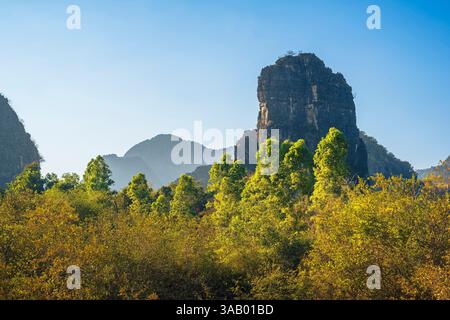 Laos, Khammouane province, Thakhek, the countryside around Thakhek ...