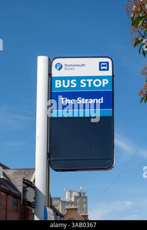 Bus stop sign, new logo for TfGM Transport for Greater Manchester ...