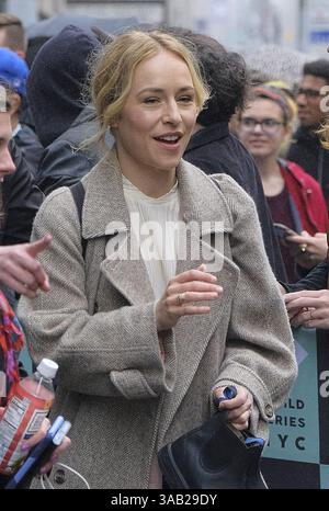 Actress Sarah Goldberg made an appearance at Build Series on April 25 ...