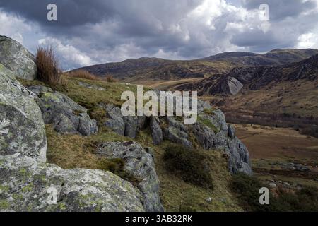 Tryfan Fach (Little Tryfan) is small mountain near Tryfan in the Ogwen ...