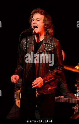 The Zombies lead singer Colin Blunstone performing on the penultimate ...