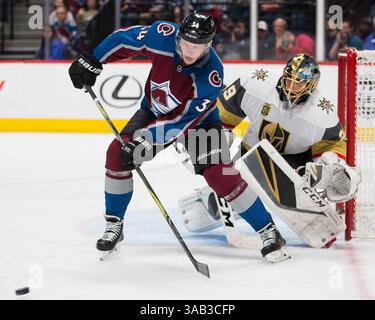 Vegas Golden Knights goaltender Carl Lindbom, right, reacts to a game-winning goal by the ...