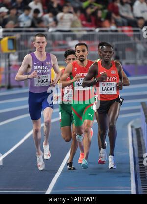 Adam Fogg of Great Britain competing in the men’s 1500m final at the ...
