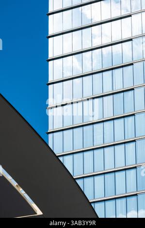 Detail of the Belfius banking tower, Saint Josse, Brussels, Belgium ...
