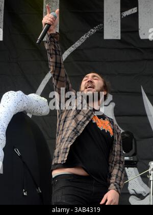 Eric Vanlerberghe of I Prevail performs during the Louder Than Life ...