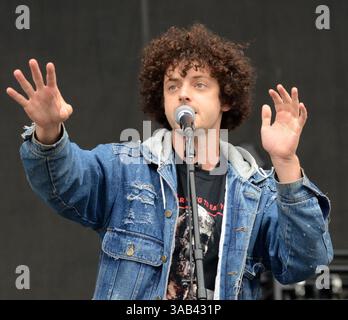 Jordan Benjamin of Grandson performs at the Rock On The Range Music ...