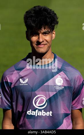Naavya Sharma during a photocall at Lord's Cricket Ground, London ...