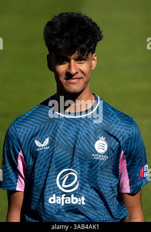 Naavya Sharma during a photocall at Lord's Cricket Ground, London ...