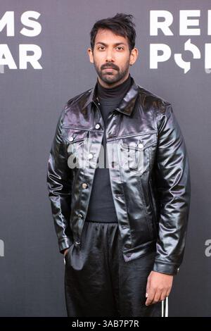 Lawrence Valin attending the Opening Red Carpet of the 5th Reims Polar ...