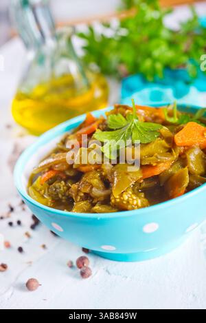 Daraba, dish prepared with okra, tomatoes, sweet potatoes, greens ...
