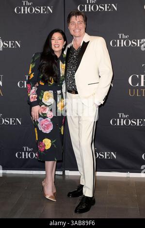 Elizabeth Tabish mit Ehemann Stan Mayer bei der Premiere des Kinofilms ...