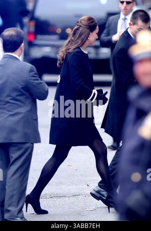 The Duchess of Cambridge arrives at he Northside Center for Child ...