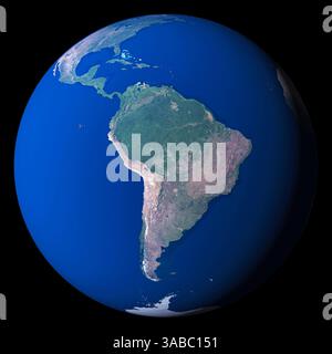 Whole Planet Earth From Space Stock Photo - Alamy
