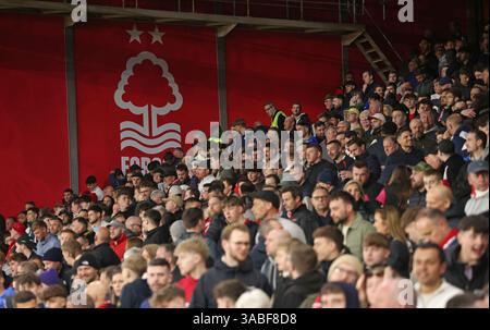 Nottingham Forest fans at the Nottingham Forest v Manchester United ...