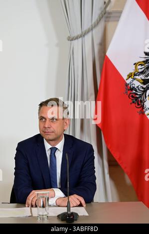 Vienna, Austria, Austria. 2nd Apr, 2025. MARKUS REISNER, Colonel ...