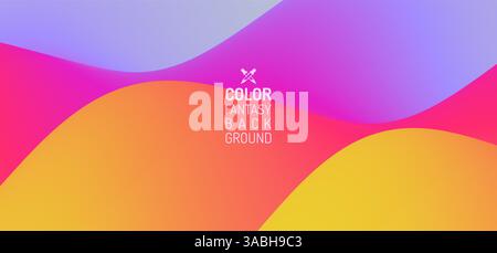 Multilayer texture. Abstract wavy background with modern gradient ...