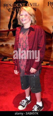 Connor McCoy Resident Evil: Extinction World Premiere at Planet ...